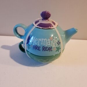 Vintage | Other | Ariel Little Mermaid Teapot And Mug Set | Poshmark